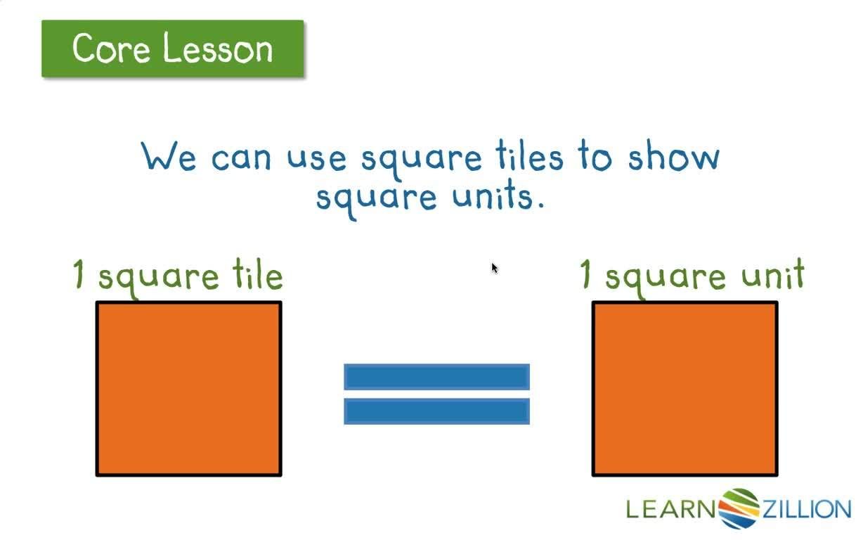 Finding the Area of a Rectangle Using Square Units - Kidzovo