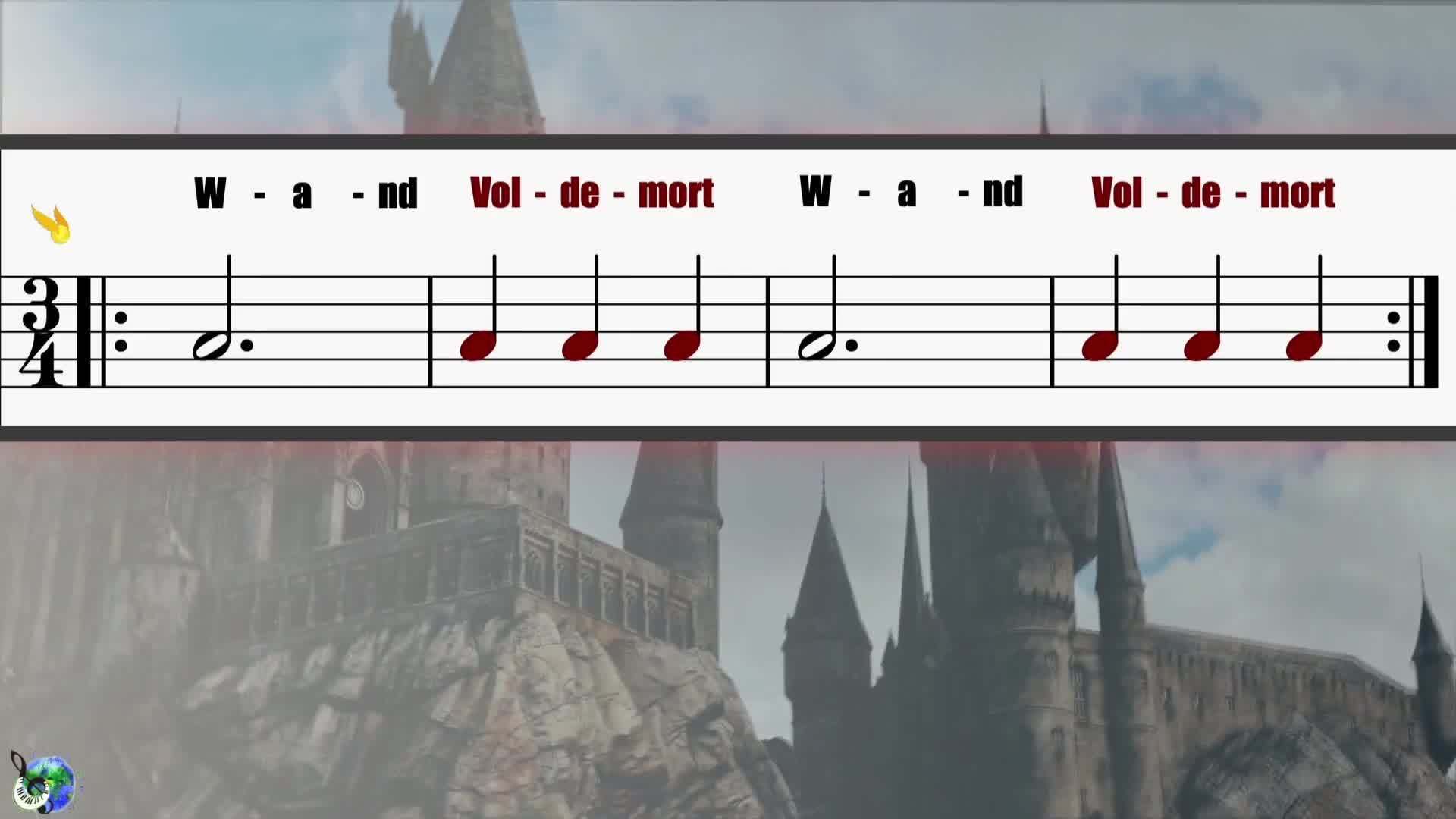 Elementary Music Game: Rhythm Play-Along [Harry Potter Theme] - Kidzovo