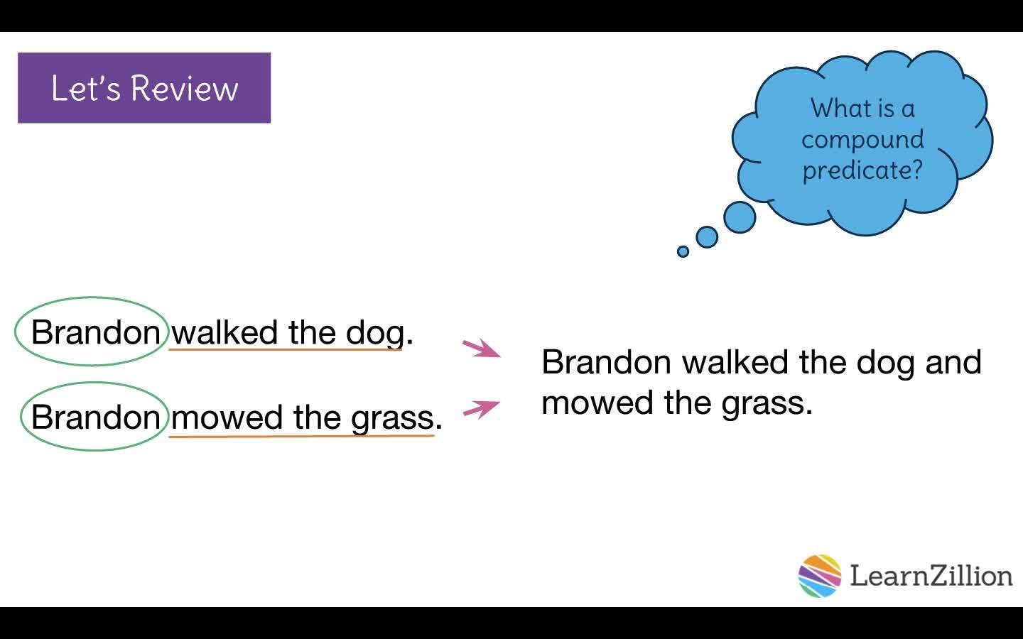 Combining Sentences with Compound Predicates - Kidzovo
