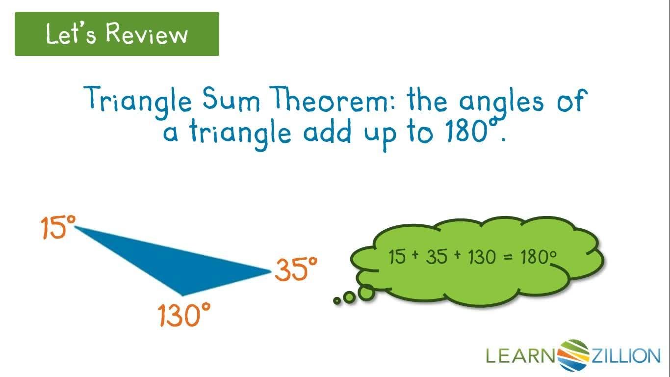 Determining Similar Triangles Using Angle Measures and the Triangle Sum ...