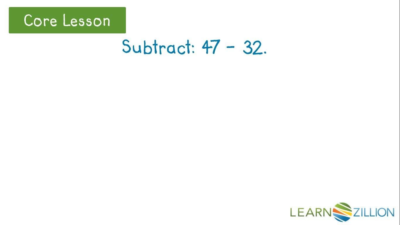 Subtracting Numbers within 100 Using Base 10 Blocks - Kidzovo