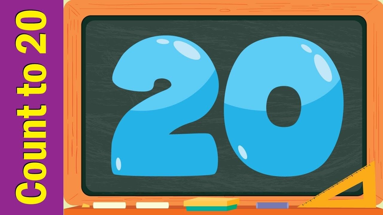 Count to 20 Chant for Children - Kidzovo