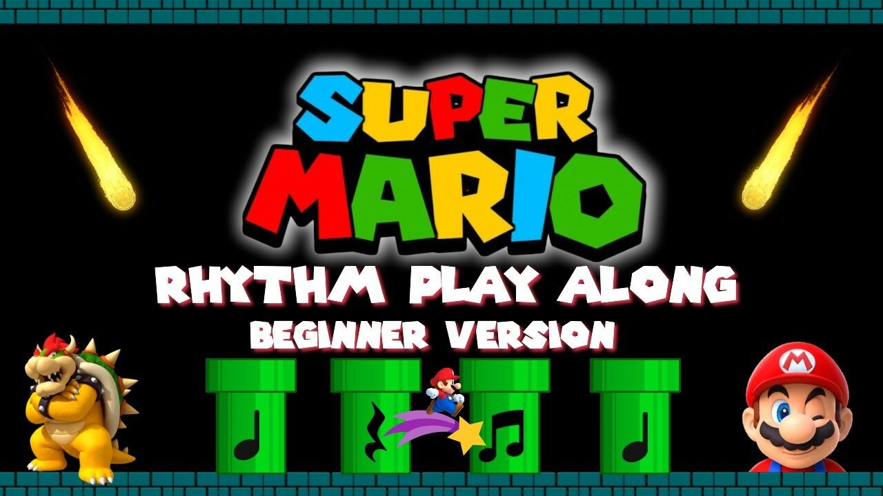 Mario Rhythm Play Along: Elementary Music Class [Beginner Version ...