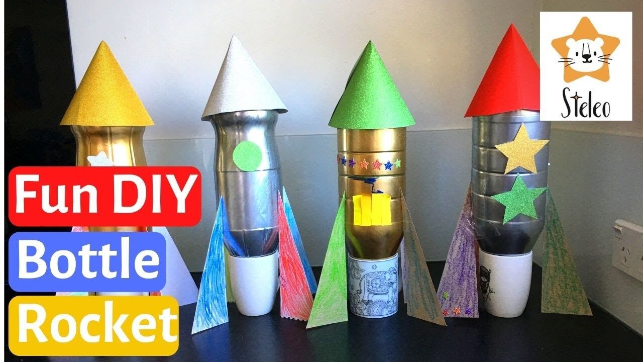 How to Make a Water Bottle Rocket - Kidzovo