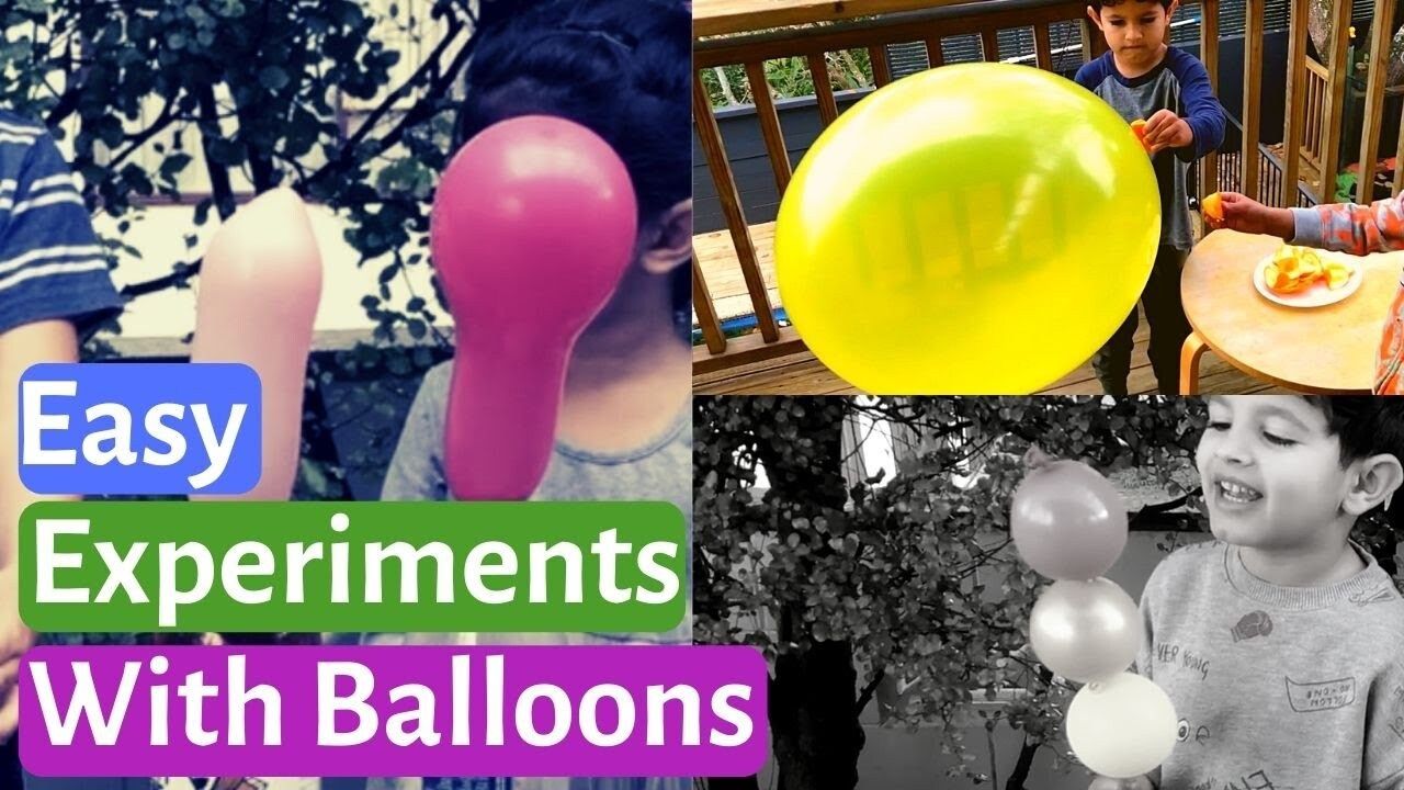 3 Simple Science Experiments Using Balloons - Kidzovo