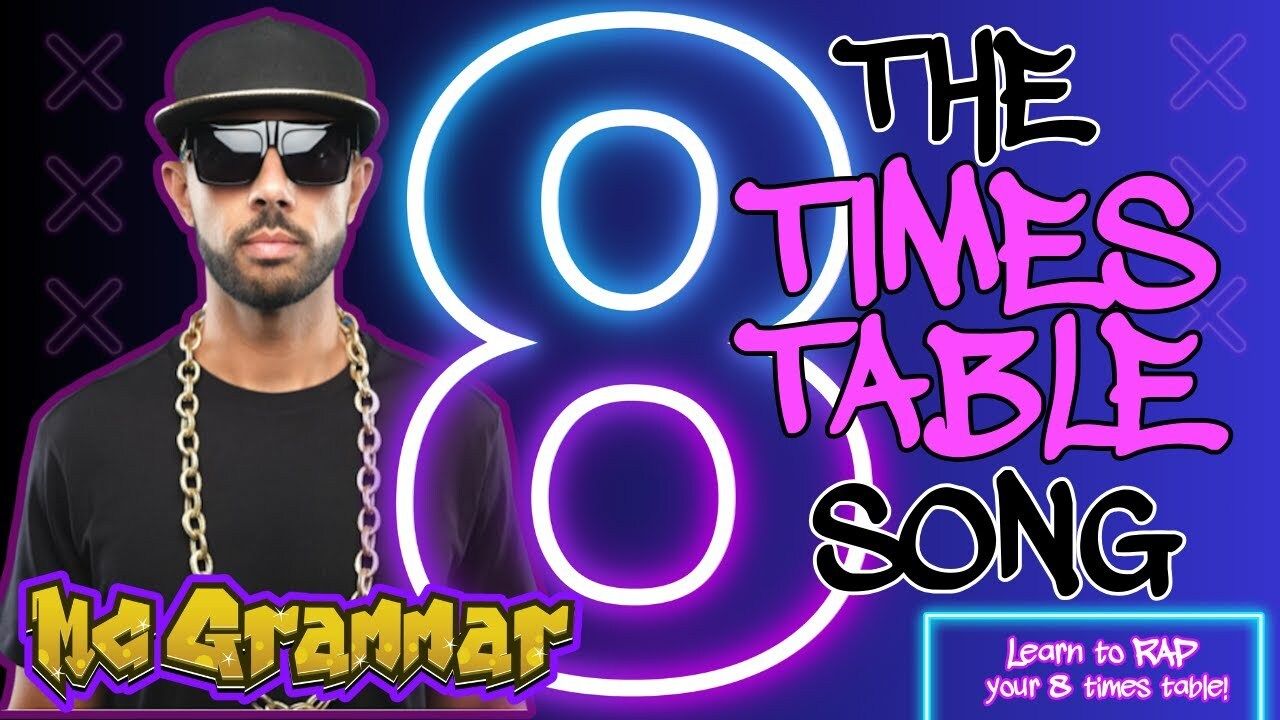 The 8 Times Table Song - Kidzovo
